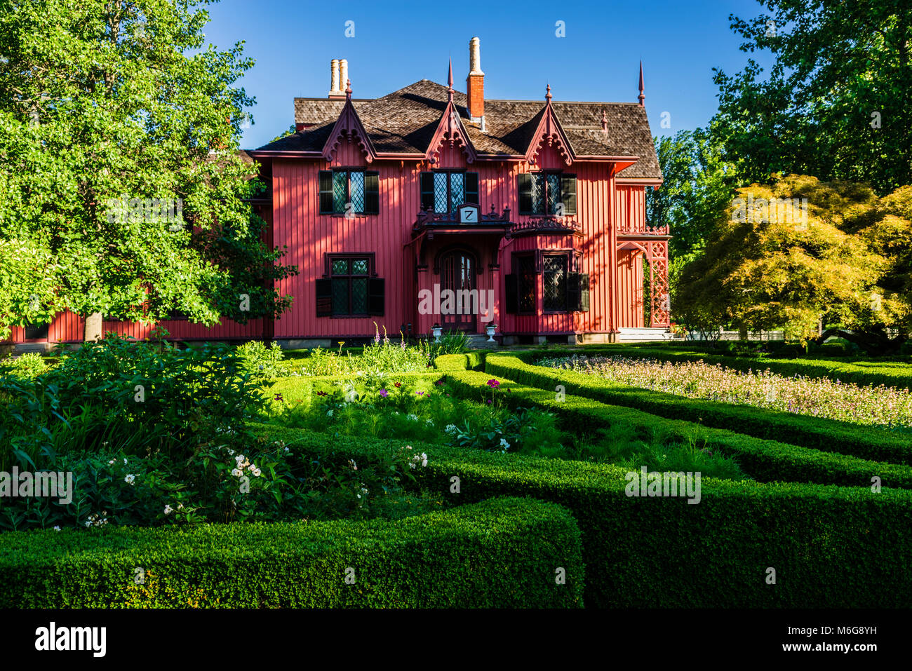 Roseland Cottage Woodstock, Connecticut, USA Stock Photo - Alamy