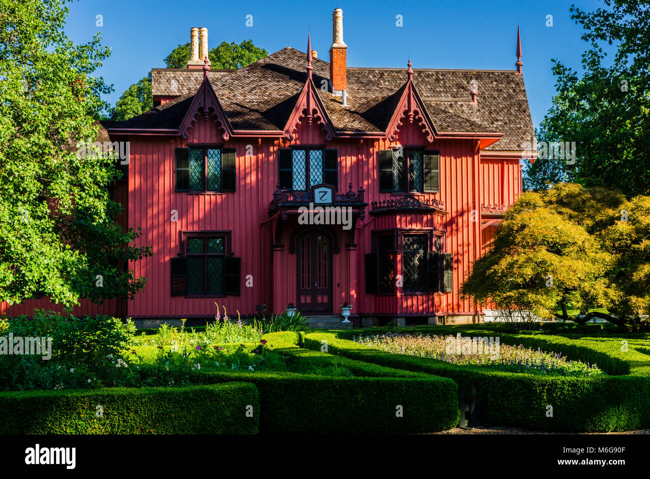 Roseland Cottage Woodstock, Connecticut, USA Stock Photo - Alamy