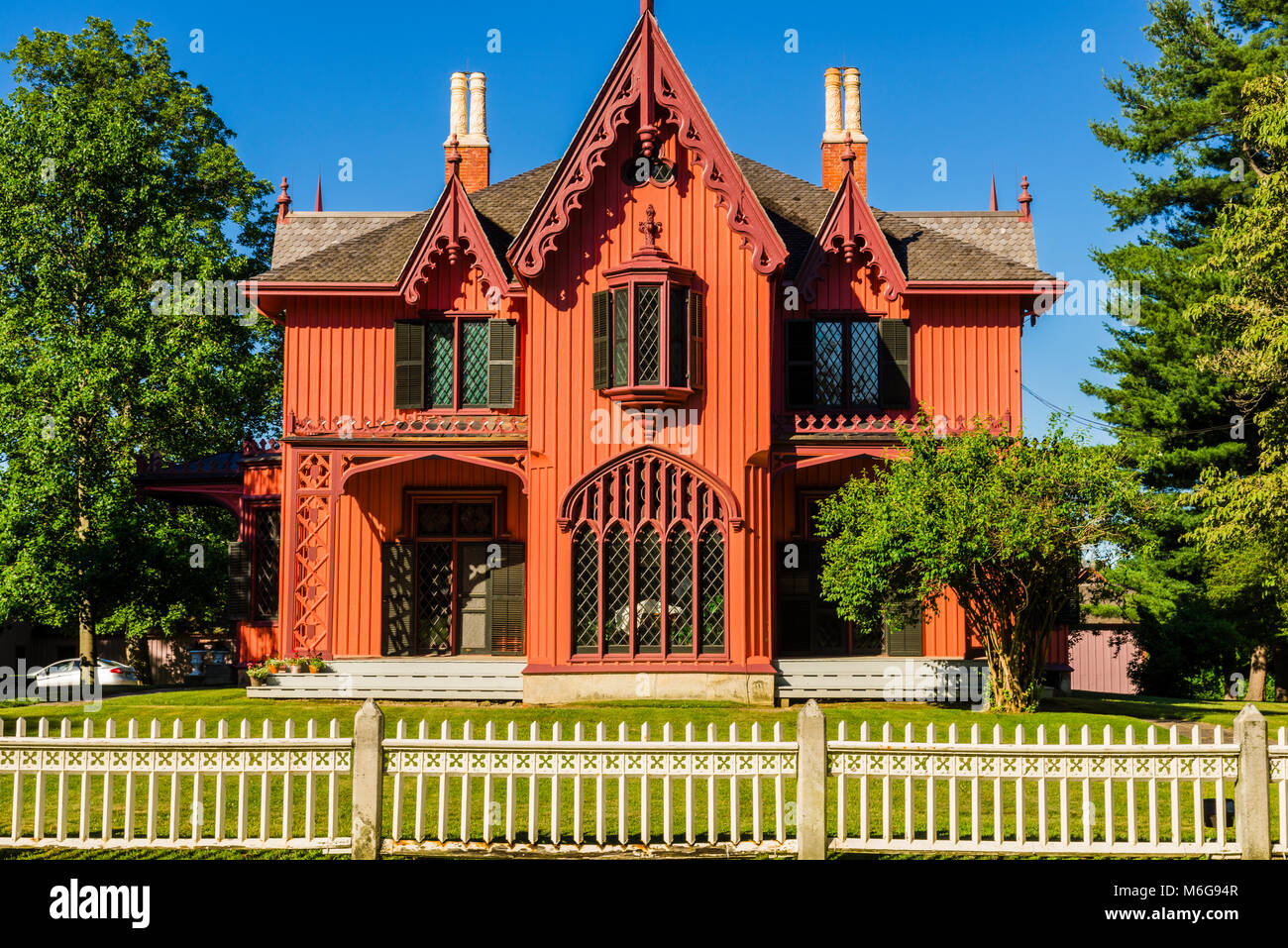 Roseland Cottage Woodstock, Connecticut, USA Stock Photo - Alamy