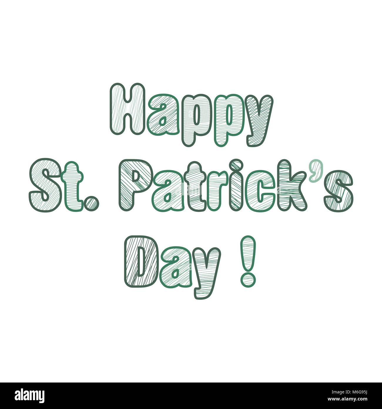 Patrick font Cut Out Stock Images & Pictures - Alamy