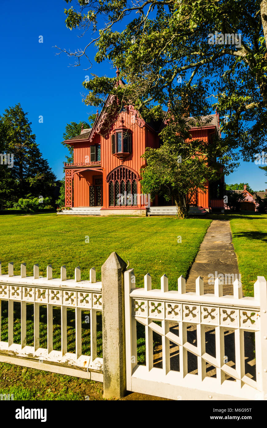 Roseland Cottage Woodstock, Connecticut, USA Stock Photo - Alamy