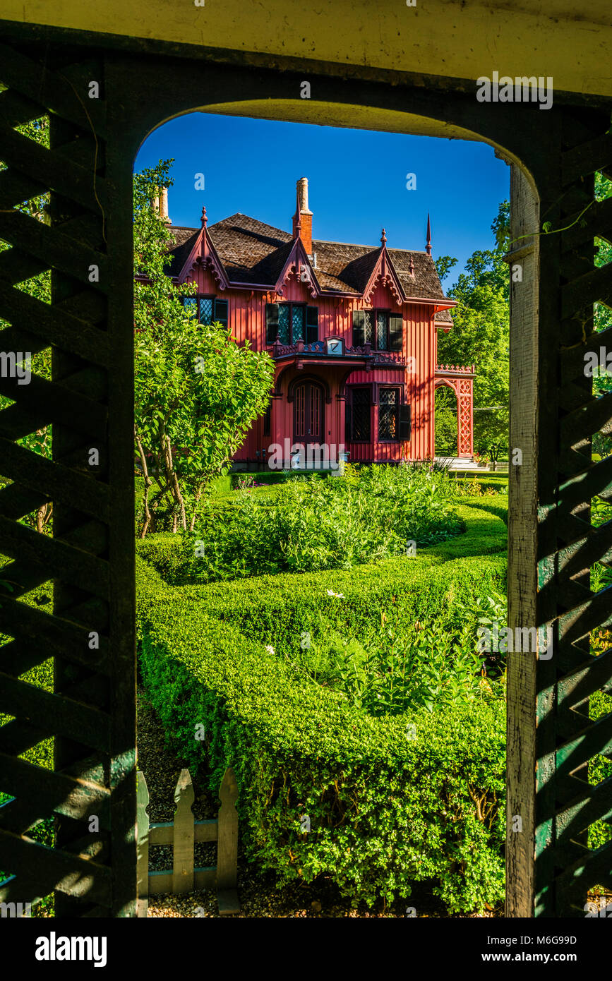 Roseland Cottage Woodstock, Connecticut, USA Stock Photo - Alamy