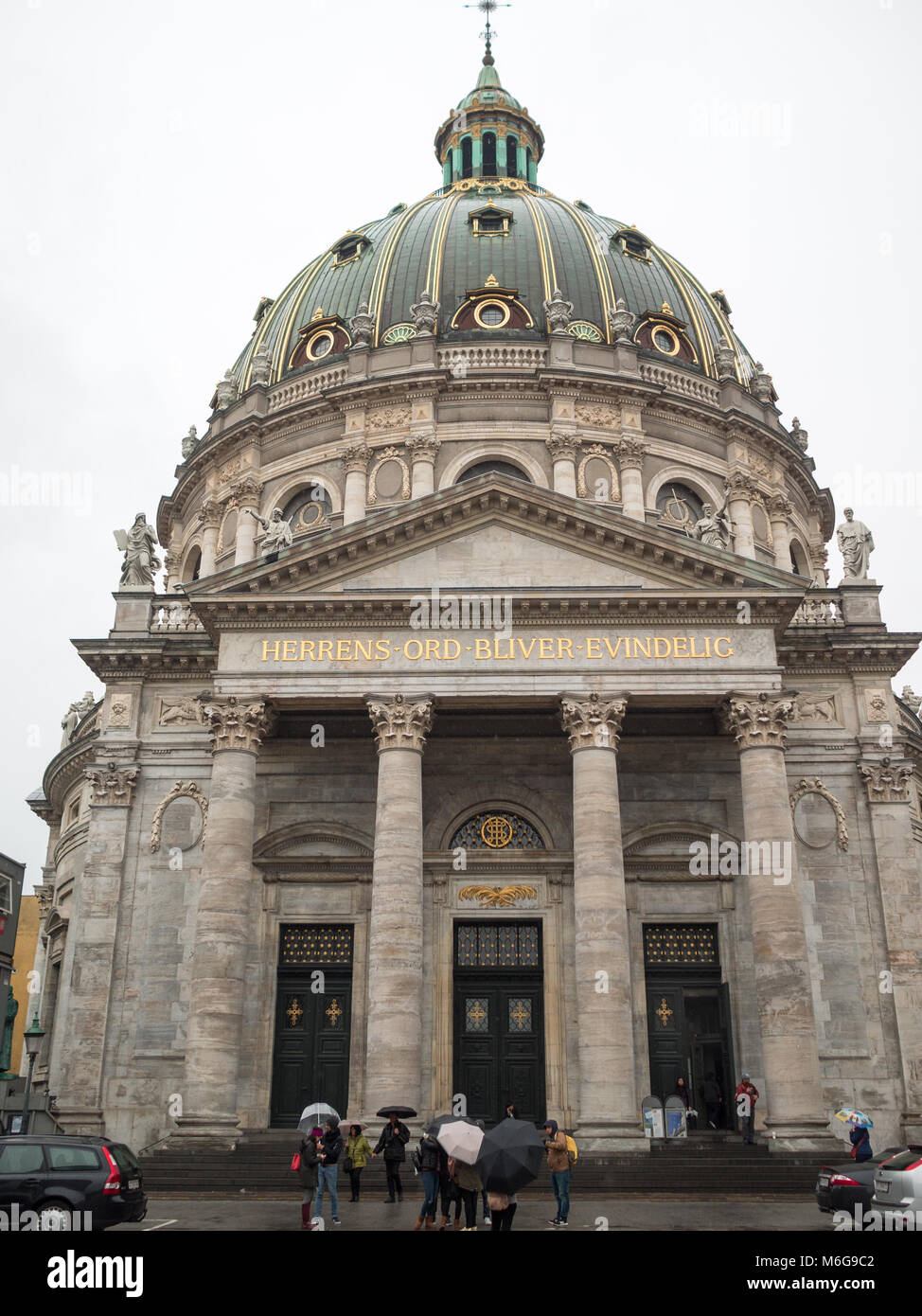 The Marble Church facade Stock Photo - Alamy