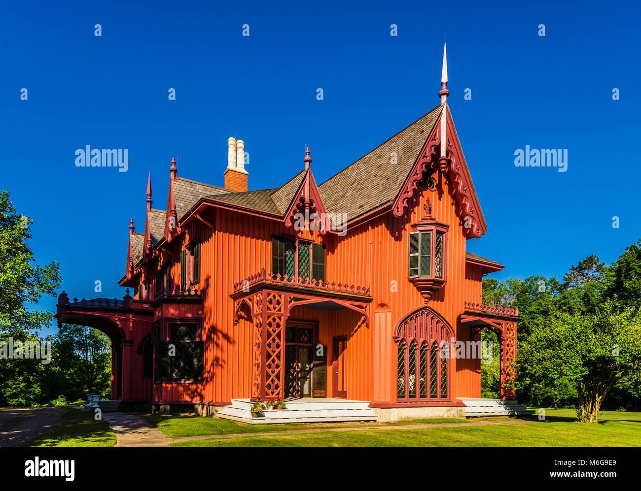 Roseland Cottage Woodstock, Connecticut, USA Stock Photo - Alamy