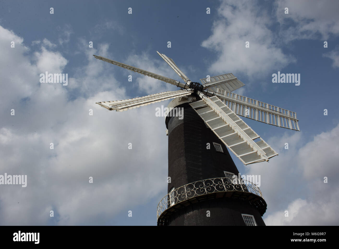 The six sails on Sibsey Trader Mil Stock Photo - Alamy