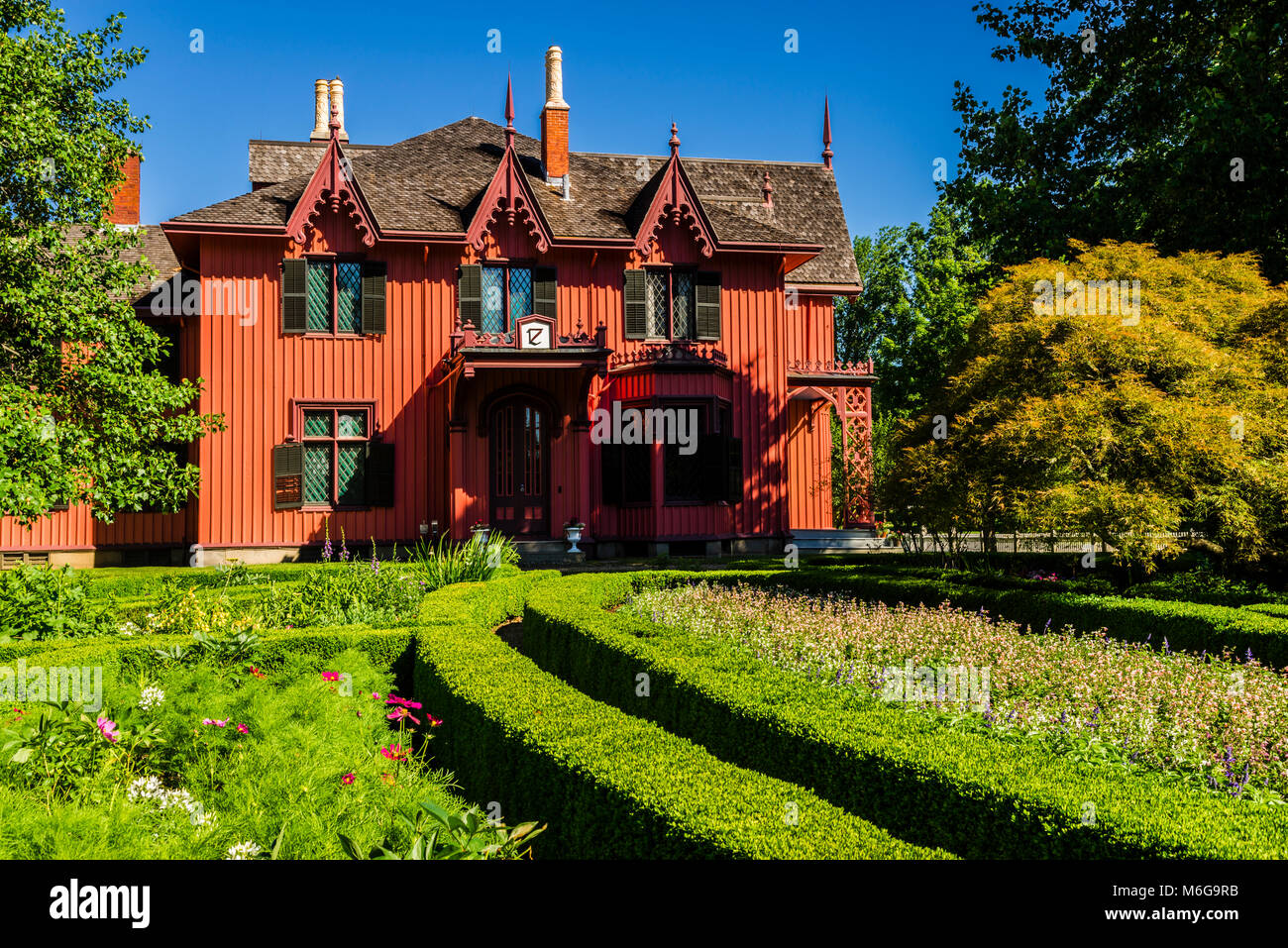 Roseland Cottage Woodstock, Connecticut, USA Stock Photo - Alamy