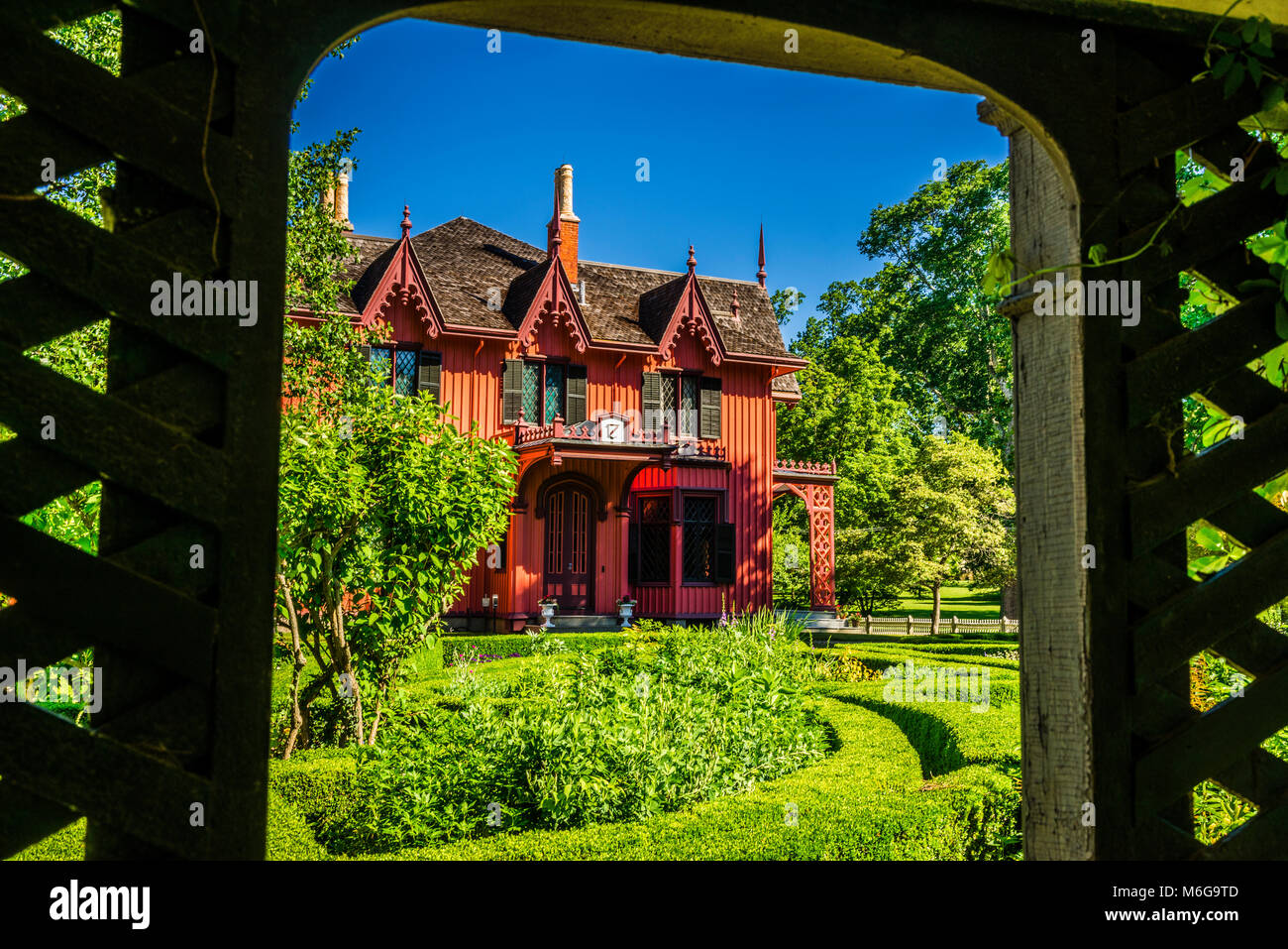 Roseland Cottage Woodstock, Connecticut, USA Stock Photo - Alamy