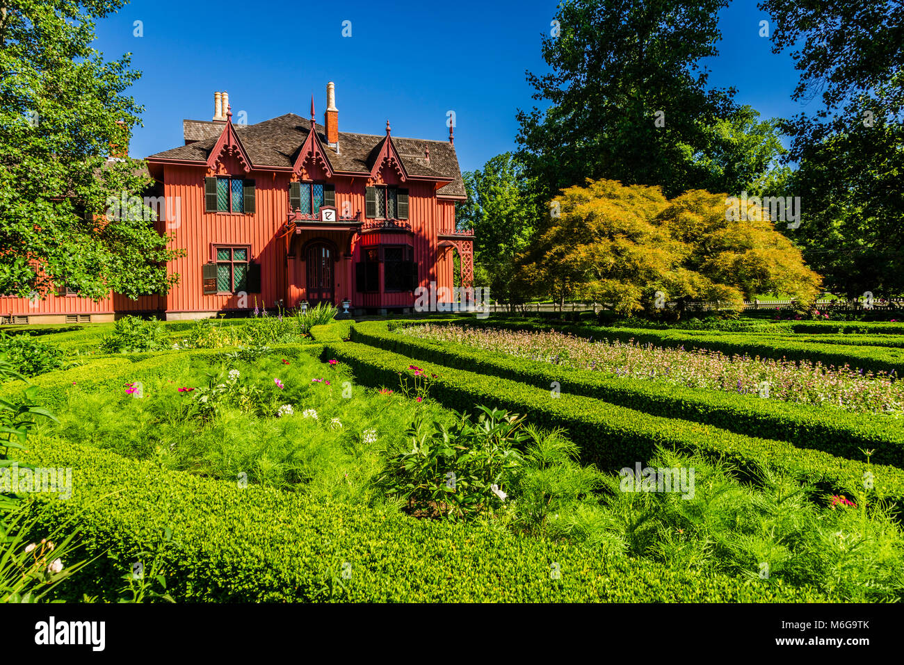 Roseland Cottage Woodstock, Connecticut, USA Stock Photo - Alamy