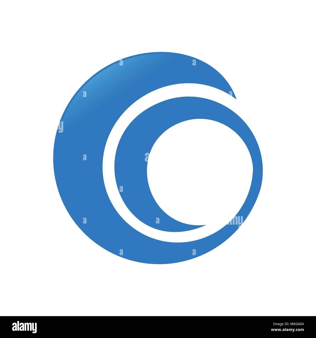 Abstract Circular Spiral Swoosh Vector Symbol Graphic Logo Design Stock ...