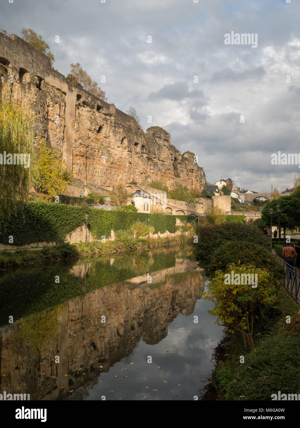 Casemates du Bock over Alzette River Stock Photo - Alamy