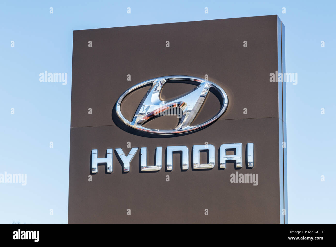Indianapolis - Circa March 2018: Hyundai Motor Company Dealership ...