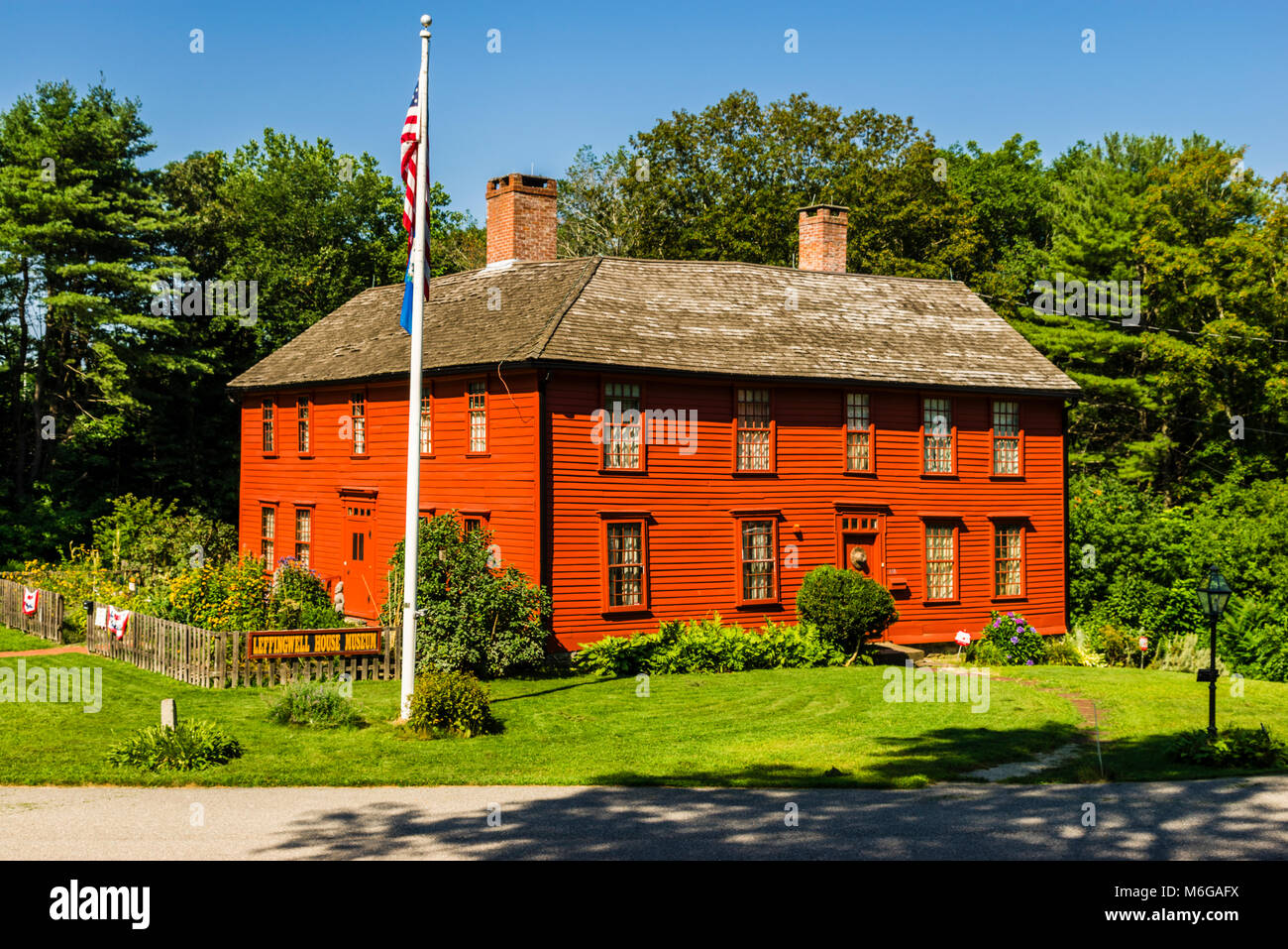 Leffingwell Inn - Norwich, Connecticut, USA Stock Photo - Alamy