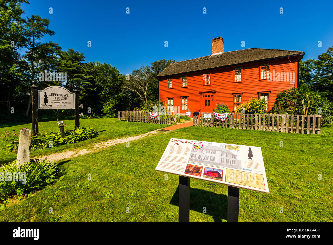 Leffingwell Inn - Norwich, Connecticut, USA Stock Photo - Alamy