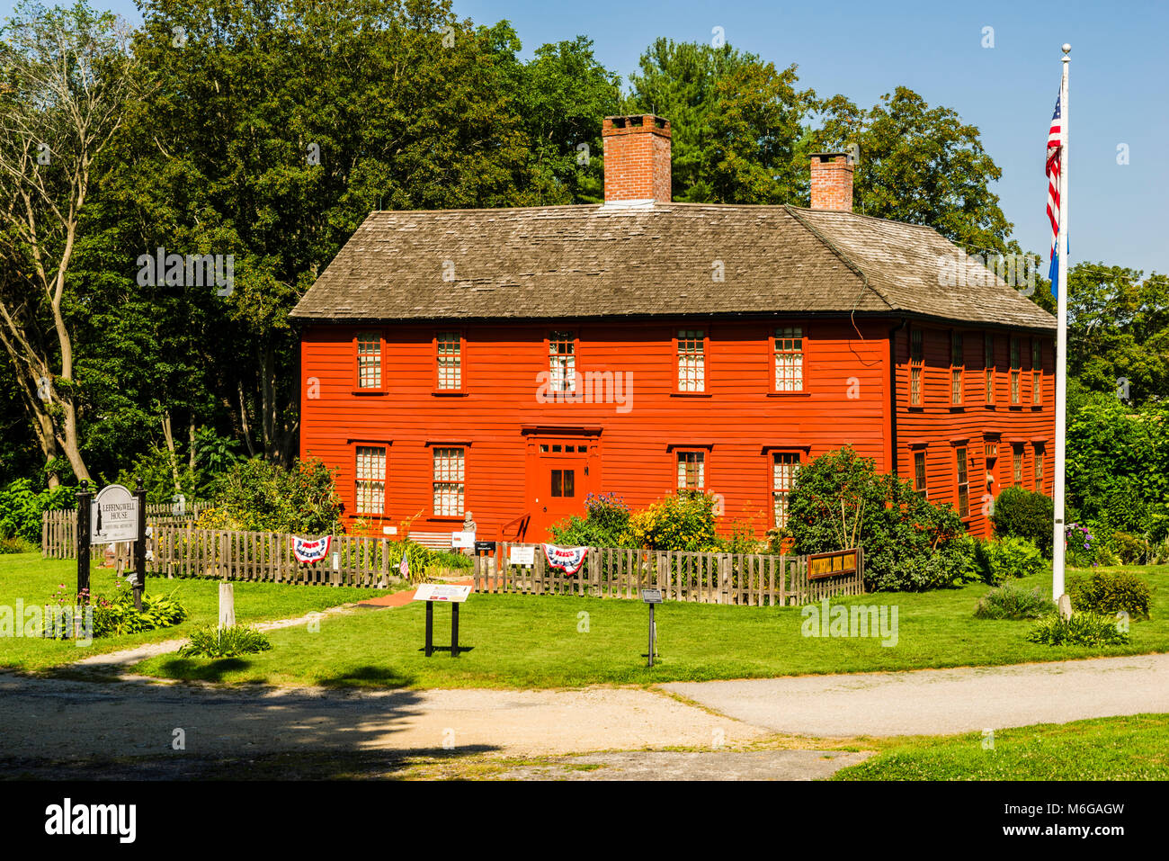 Leffingwell Inn - Norwich, Connecticut, USA Stock Photo - Alamy