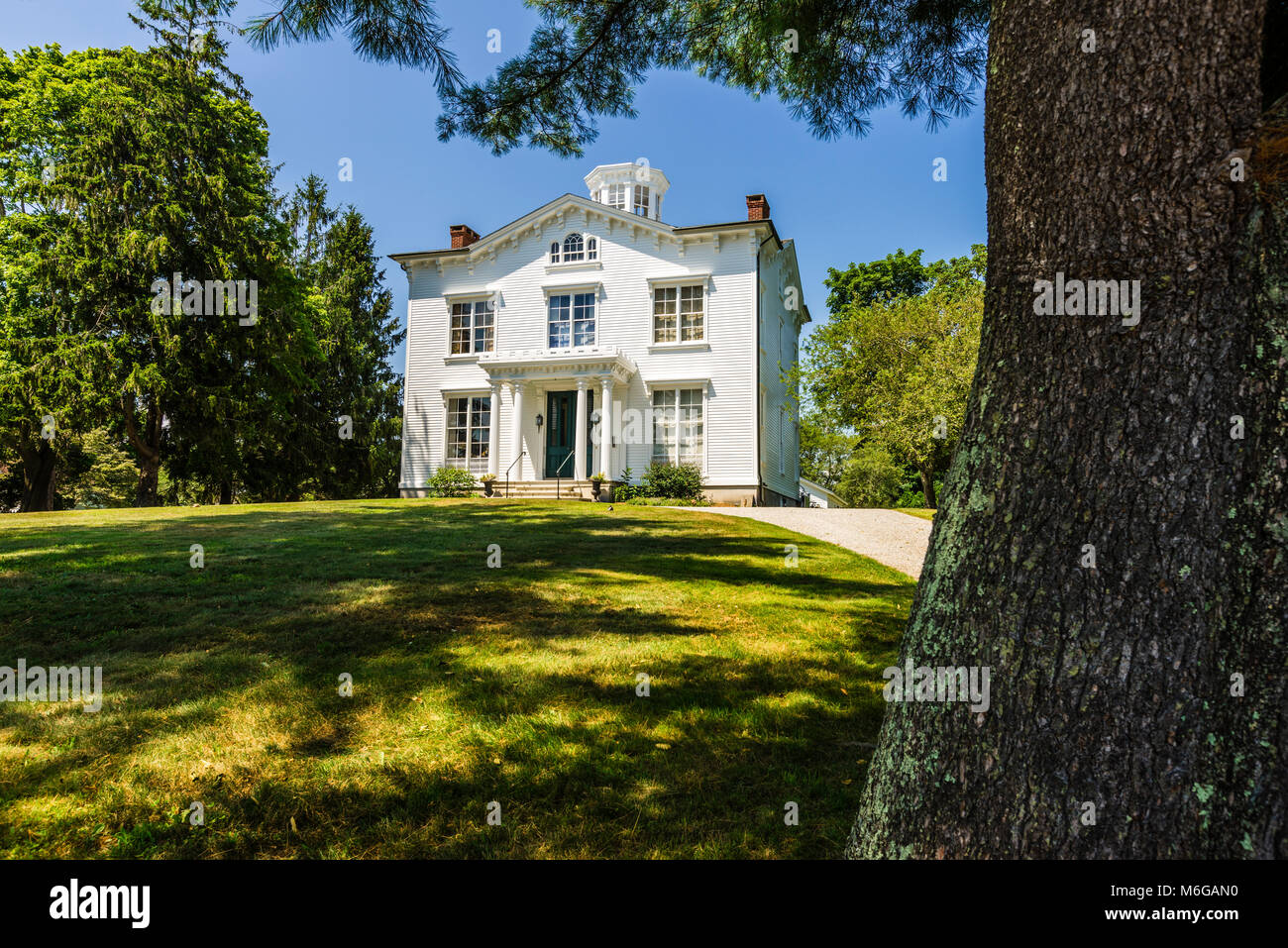 Capt. Nathaniel B. Palmer House Stonington, Connecticut, USA Stock ...
