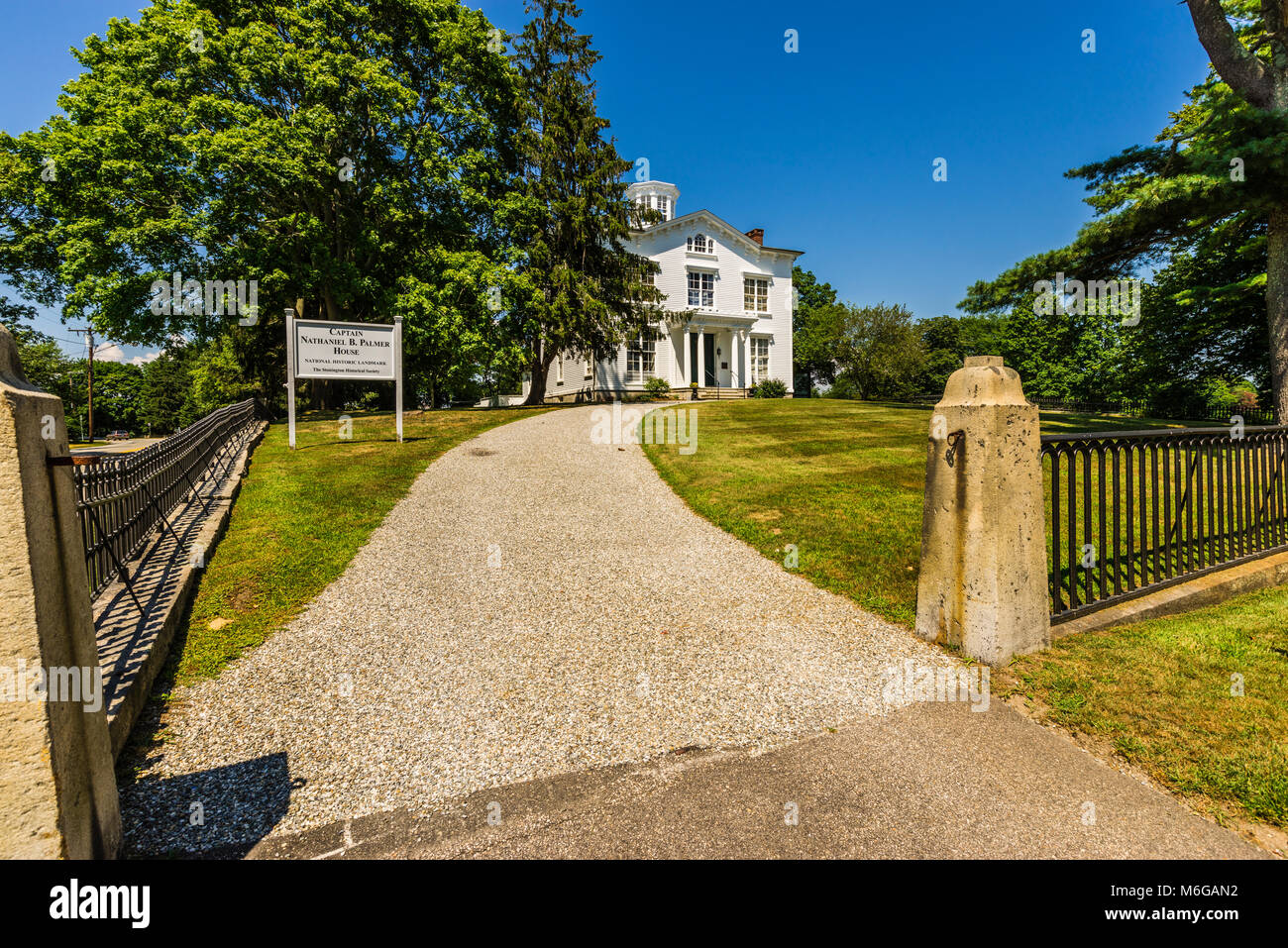 Capt. Nathaniel B. Palmer House Stonington, Connecticut, USA Stock ...
