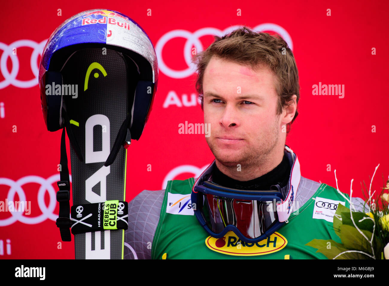 Kranjska Gora, Slovenia. 03rd Mar, 2018. Alexis Pinturault of France on ...
