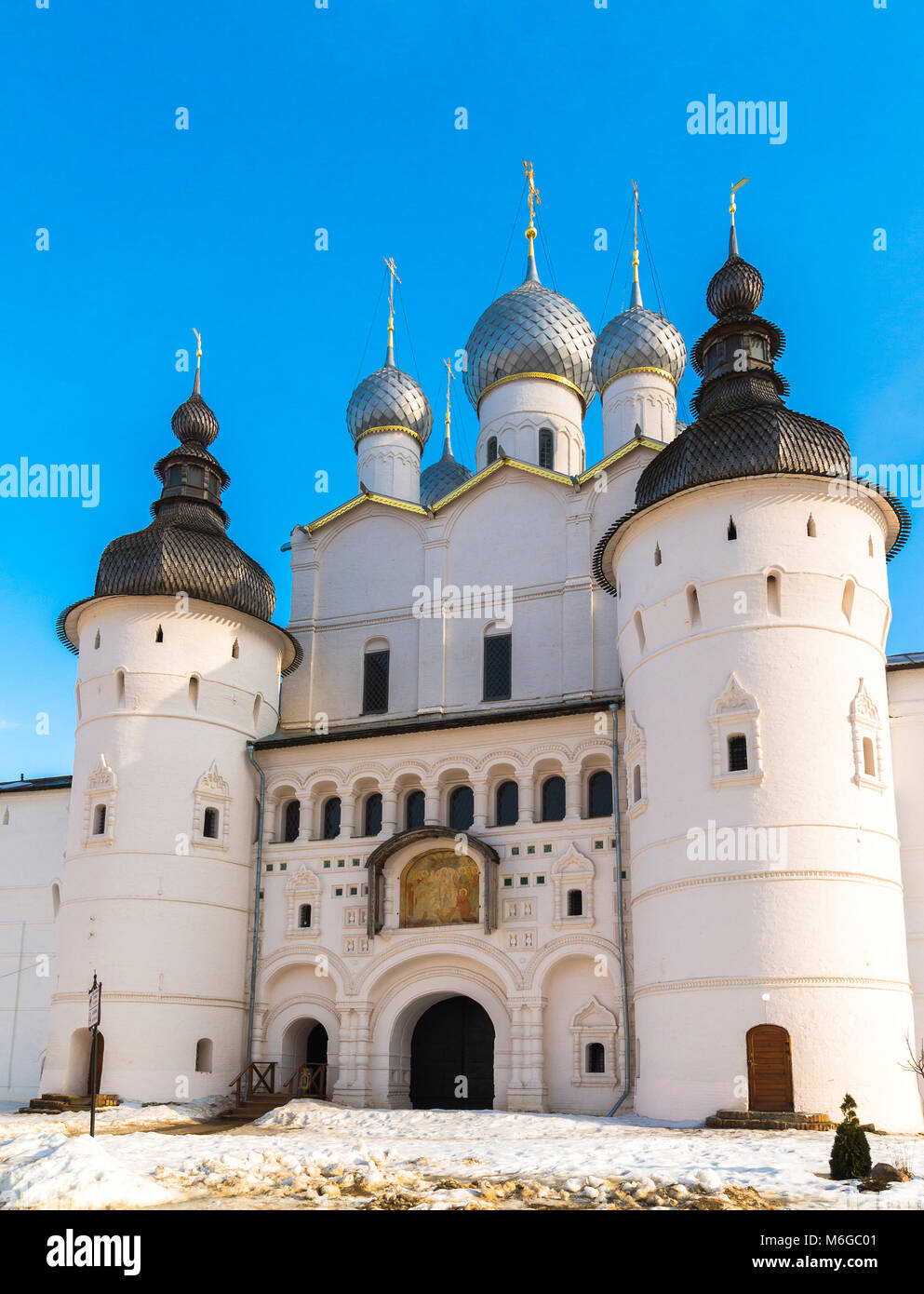 Cathedral of Assumption and Church of Resurrection in Rostov Veliky ...