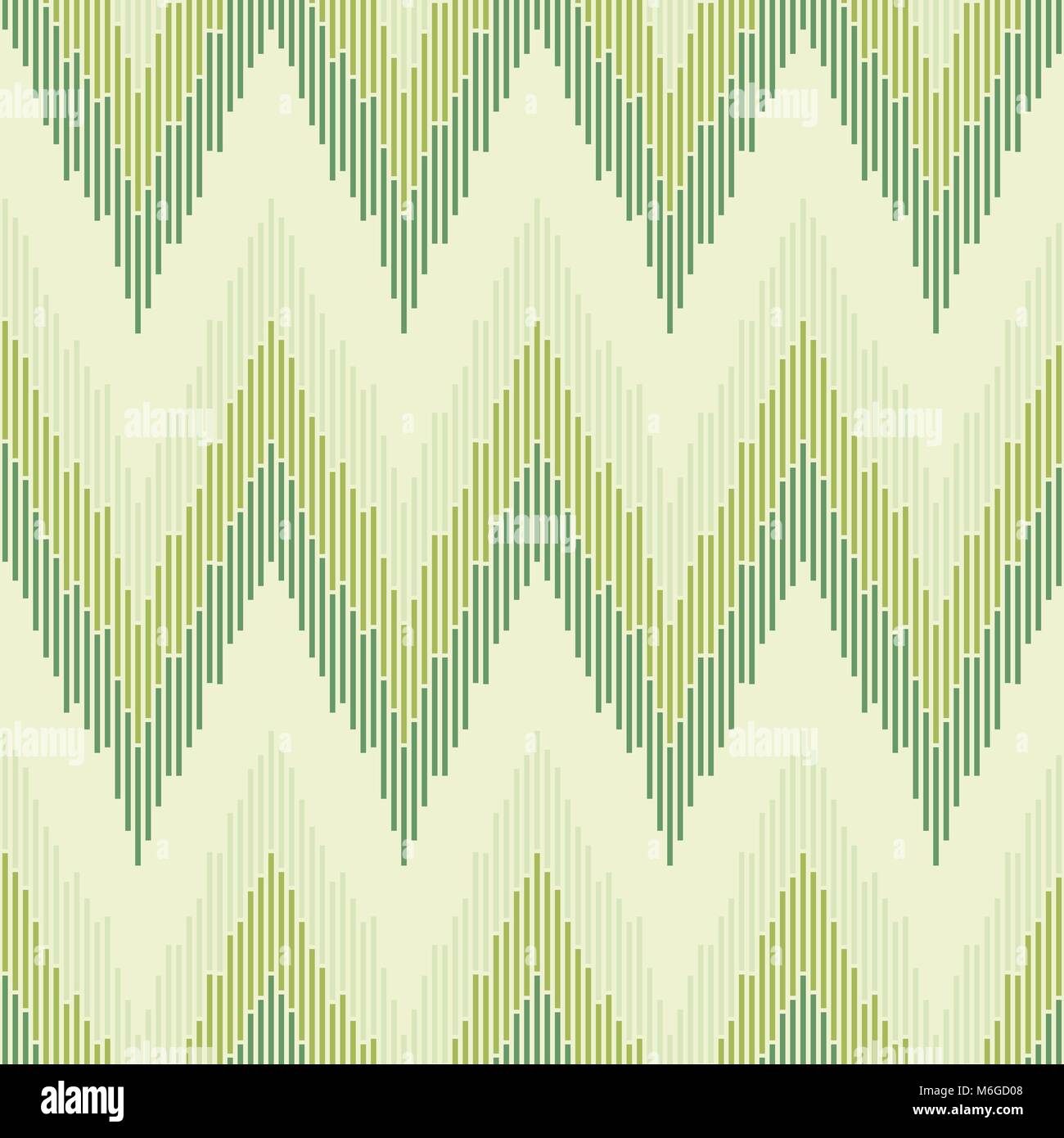 Zigzag pattern in green color. Seamless texture Stock Vector Image ...