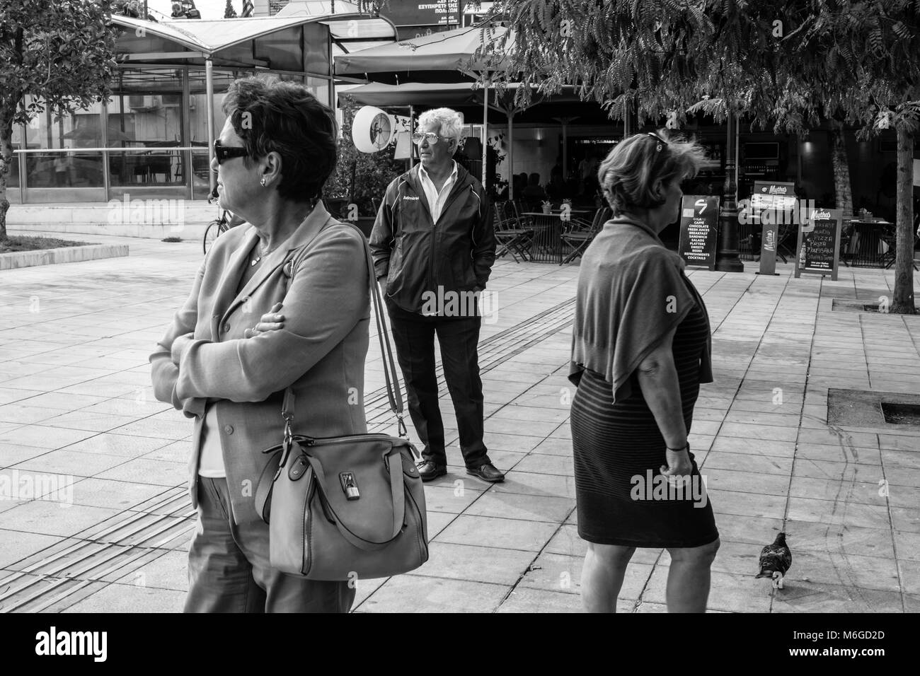 People waiting for something Stock Photo - Alamy