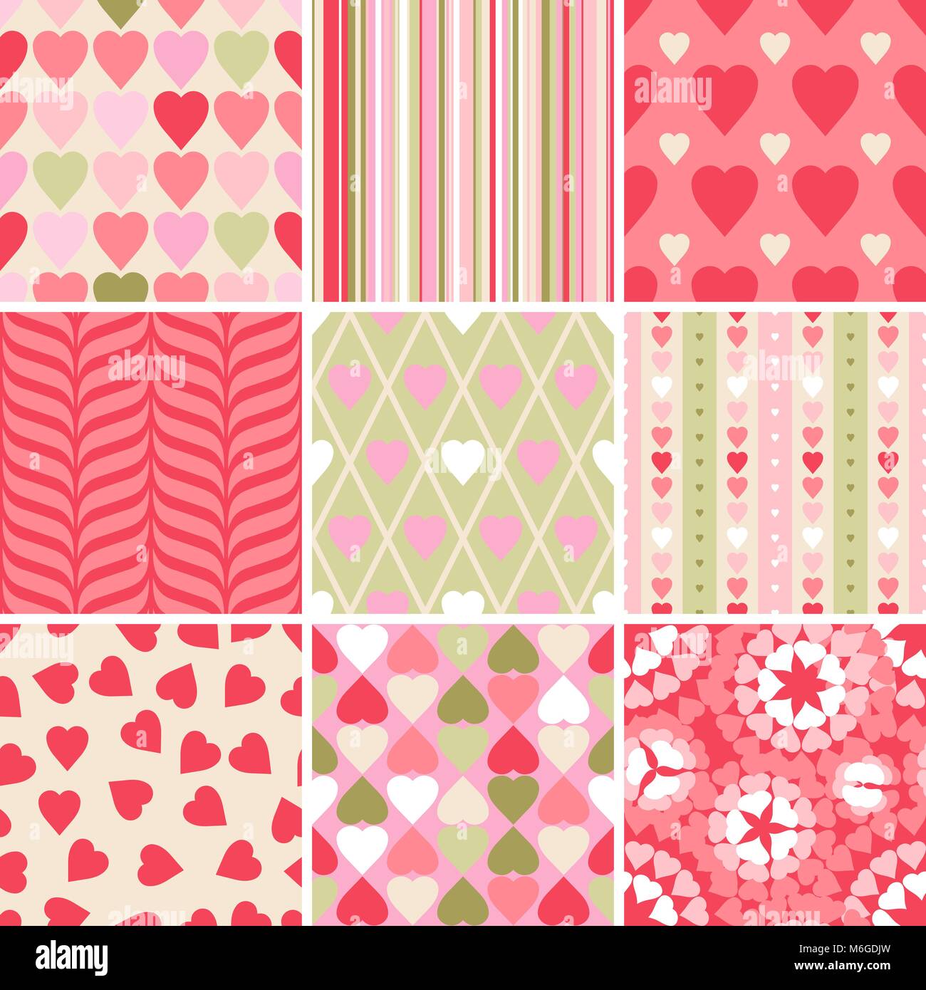 Heart patterns hi-res stock photography and images - Alamy