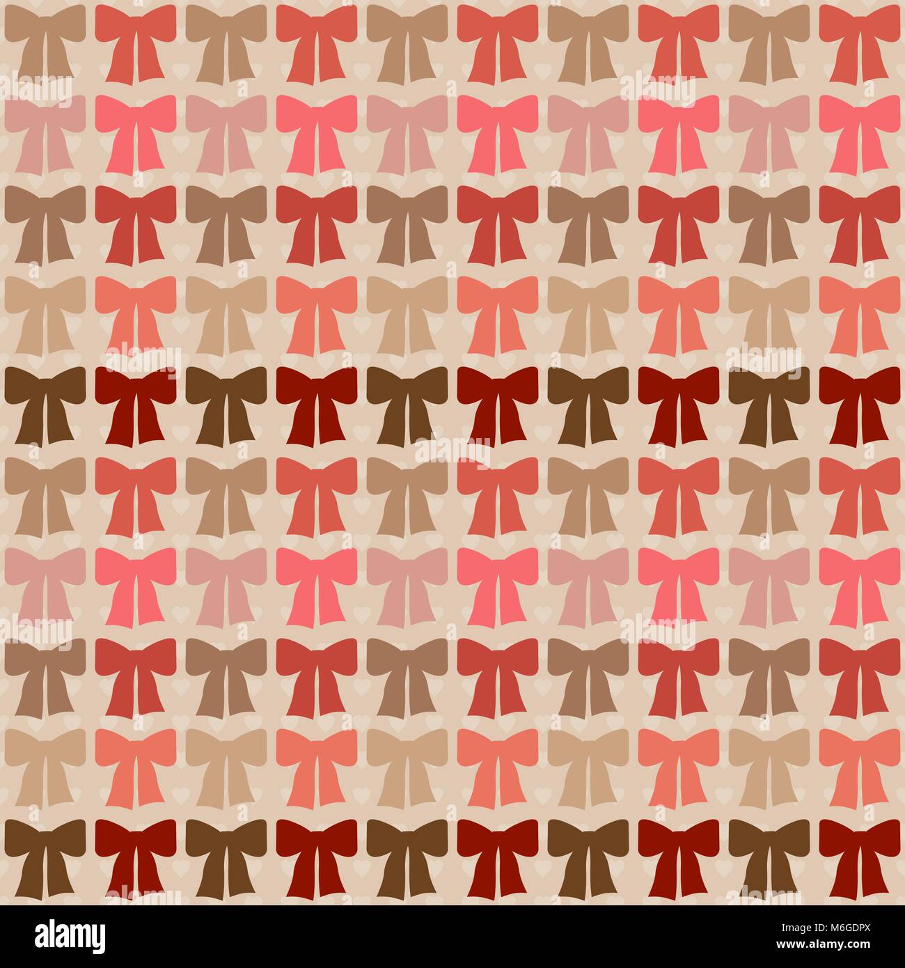Seamless pattern with bows in retro style Stock Vector Image & Art - Alamy