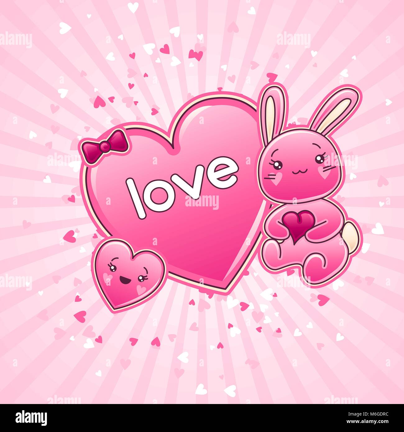 Cute child background with kawaii doodles Stock Vector Image & Art - Alamy
