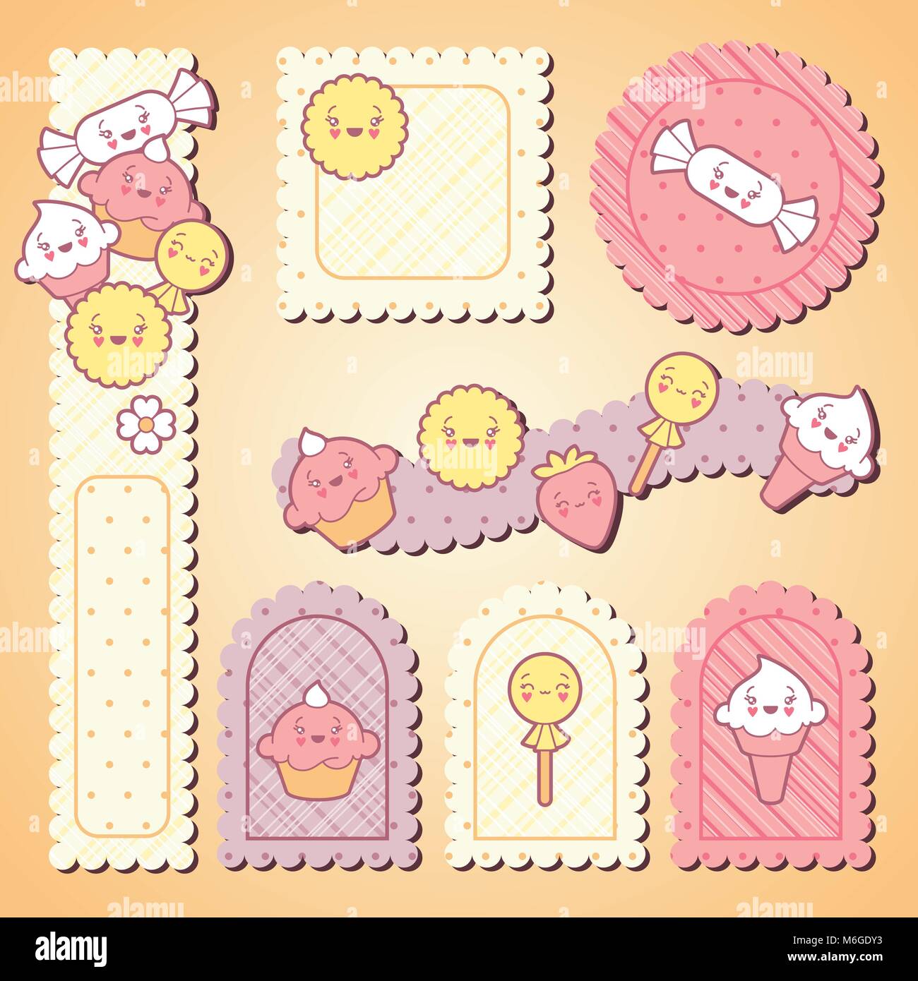 Kawaii food hi-res stock photography and images - Alamy