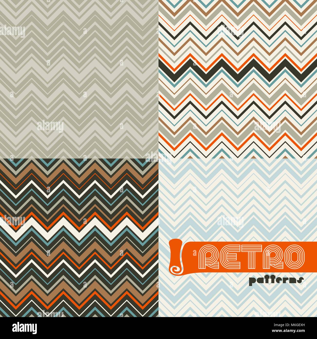 Retro patterns Stock Vector Images - Alamy