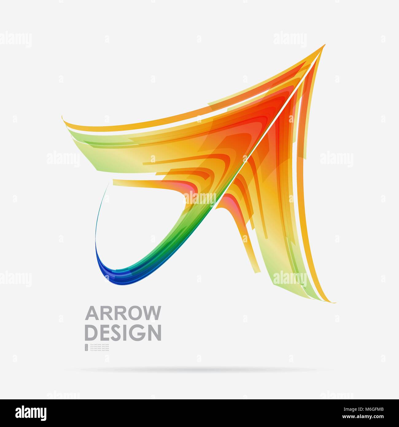 Arrow direction sign on Stock Vector Images - Alamy