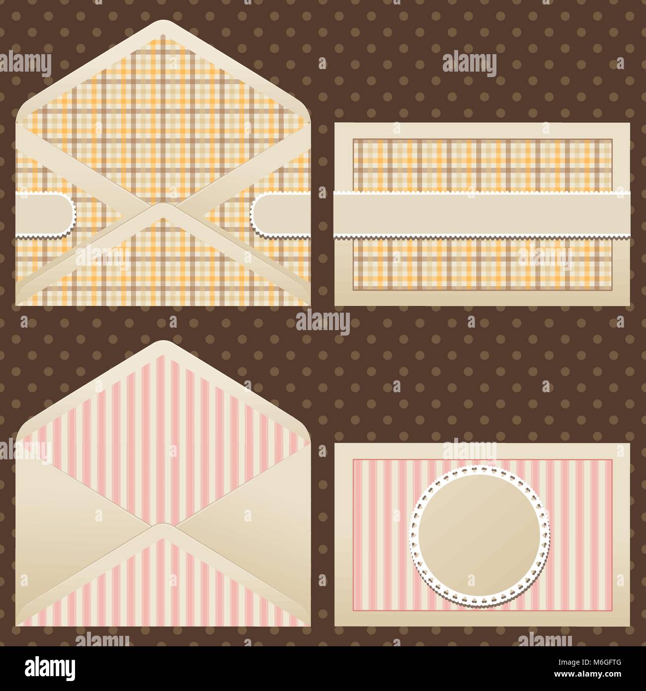 Old envelope Stock Vector Images - Alamy