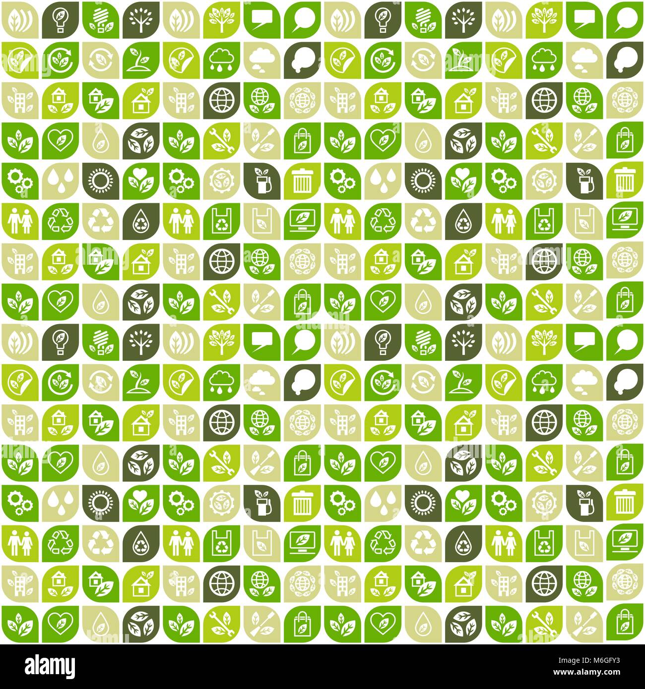 Abstract background of eco web icons Stock Vector Image & Art - Alamy