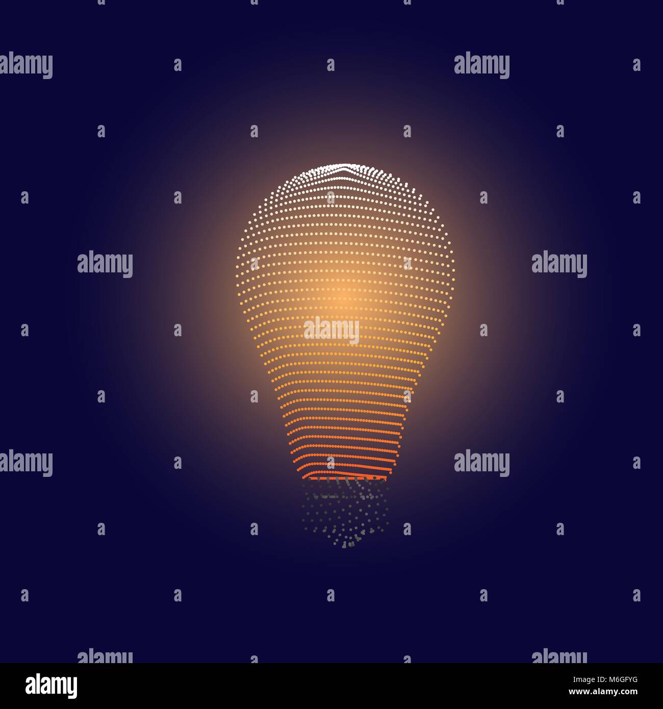 Burning lightbulb Stock Vector Images - Alamy