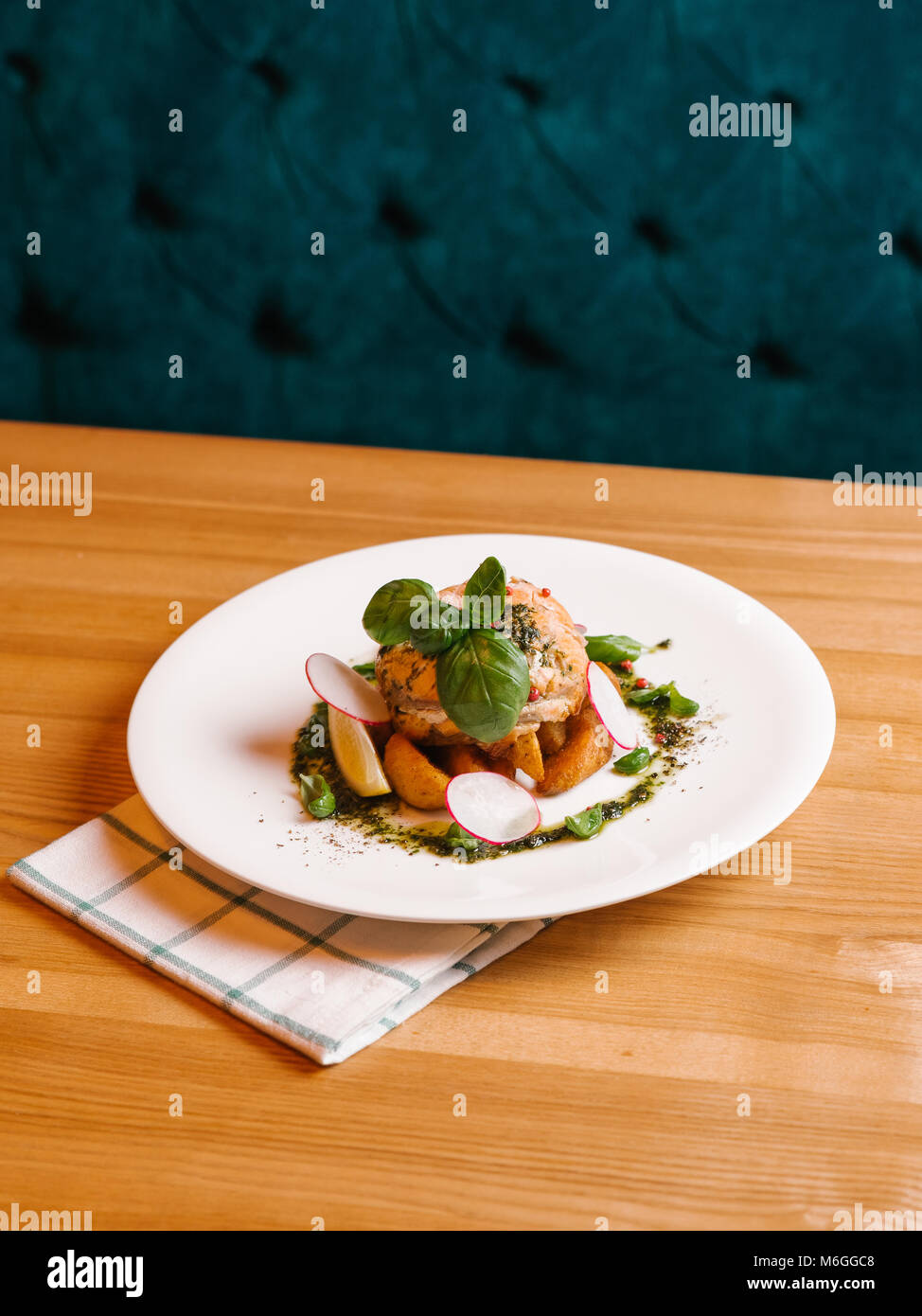 Food in restrain. Restaurant menu Stock Photo - Alamy