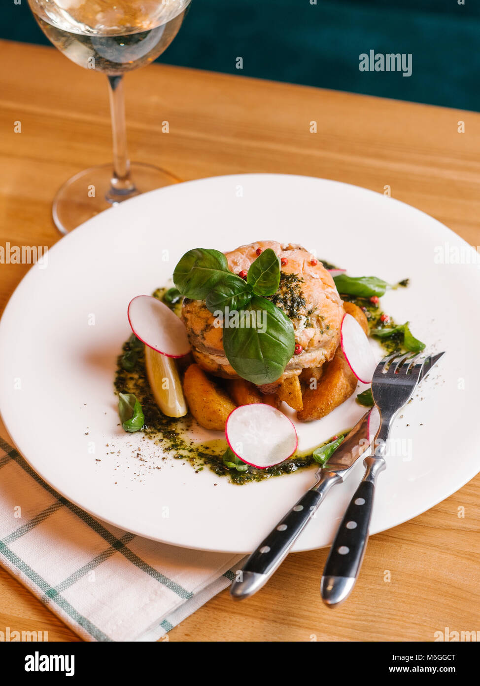 Food in restrain. Restaurant menu Stock Photo - Alamy