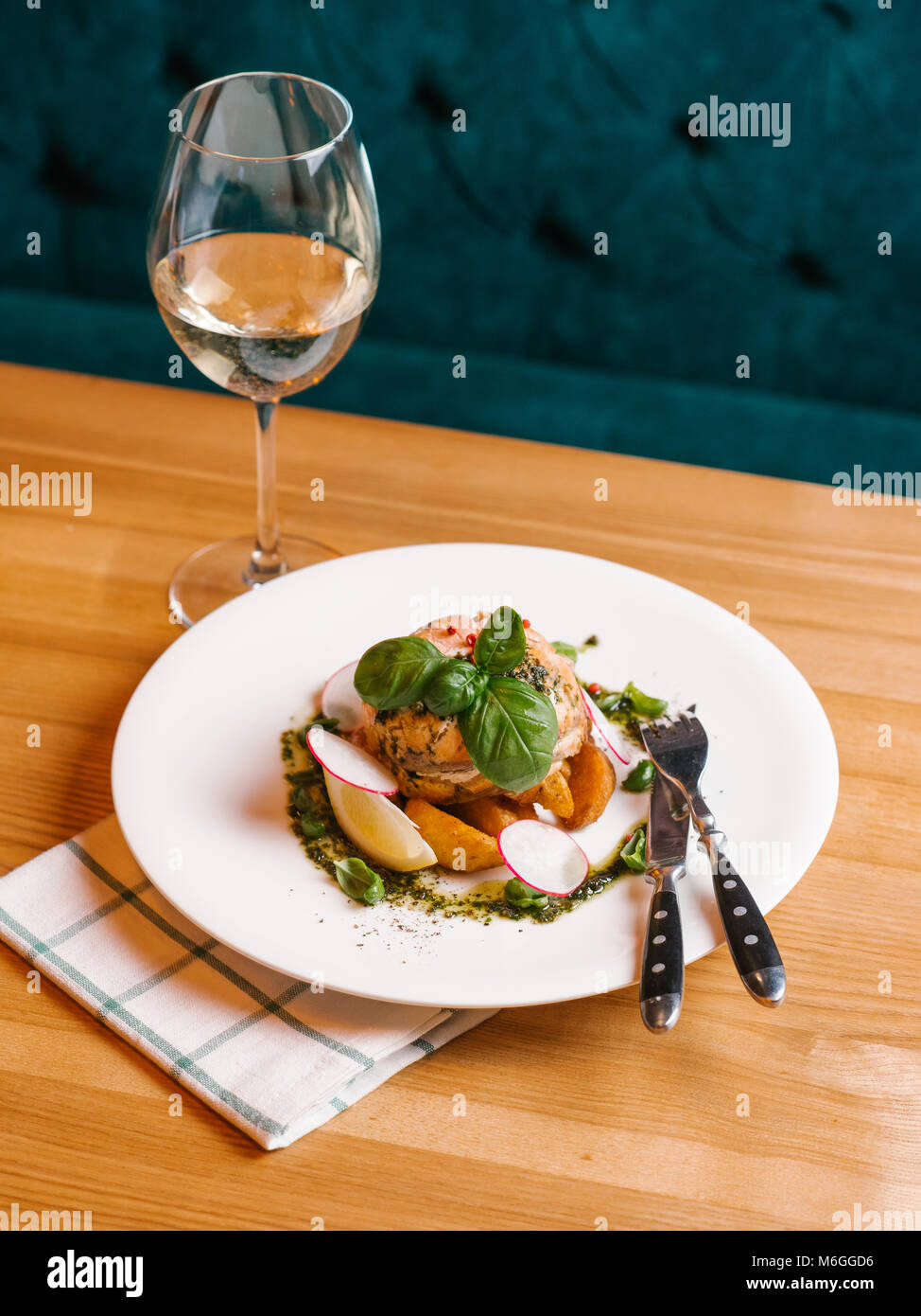 Food in restrain. Restaurant menu Stock Photo - Alamy