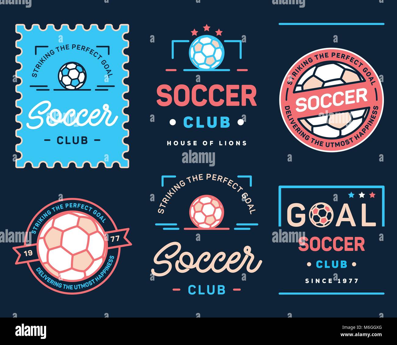 Club crests Stock Vector Images - Alamy