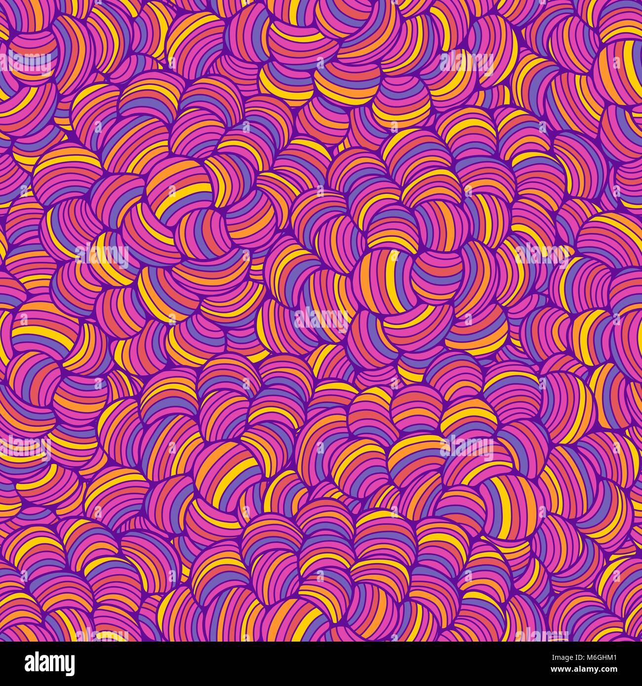 Seamless abstract wave hand-drawn pattern Stock Vector Image & Art - Alamy