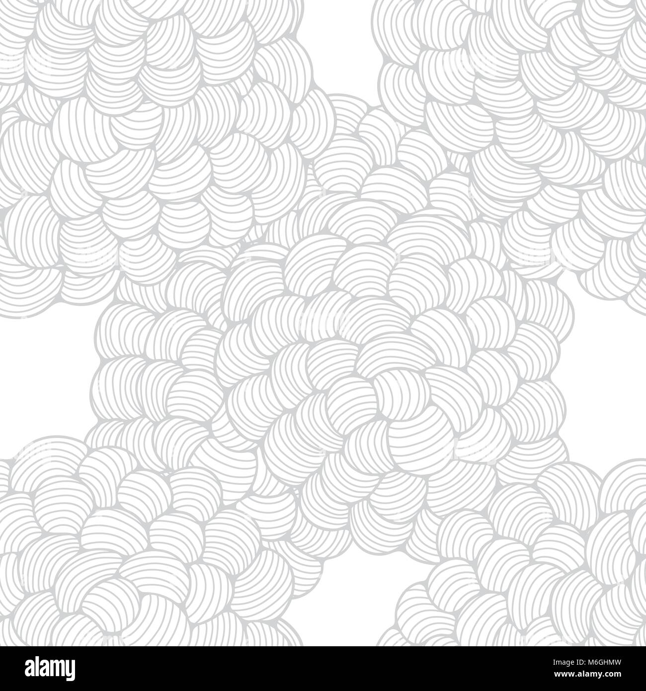 Seamless abstract wave hand-drawn pattern Stock Vector Image & Art - Alamy