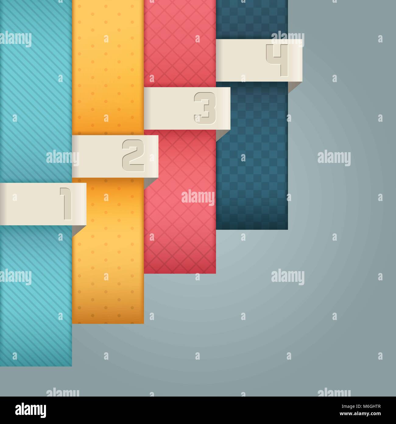 Design paper banners template infographic hi-res stock photography and ...