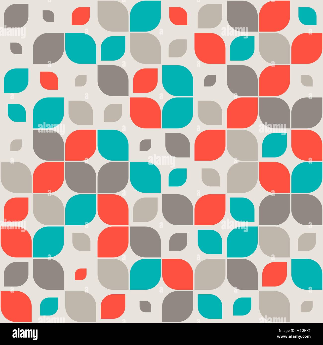 Seamless retro abstract geometric pattern Stock Vector Image & Art - Alamy
