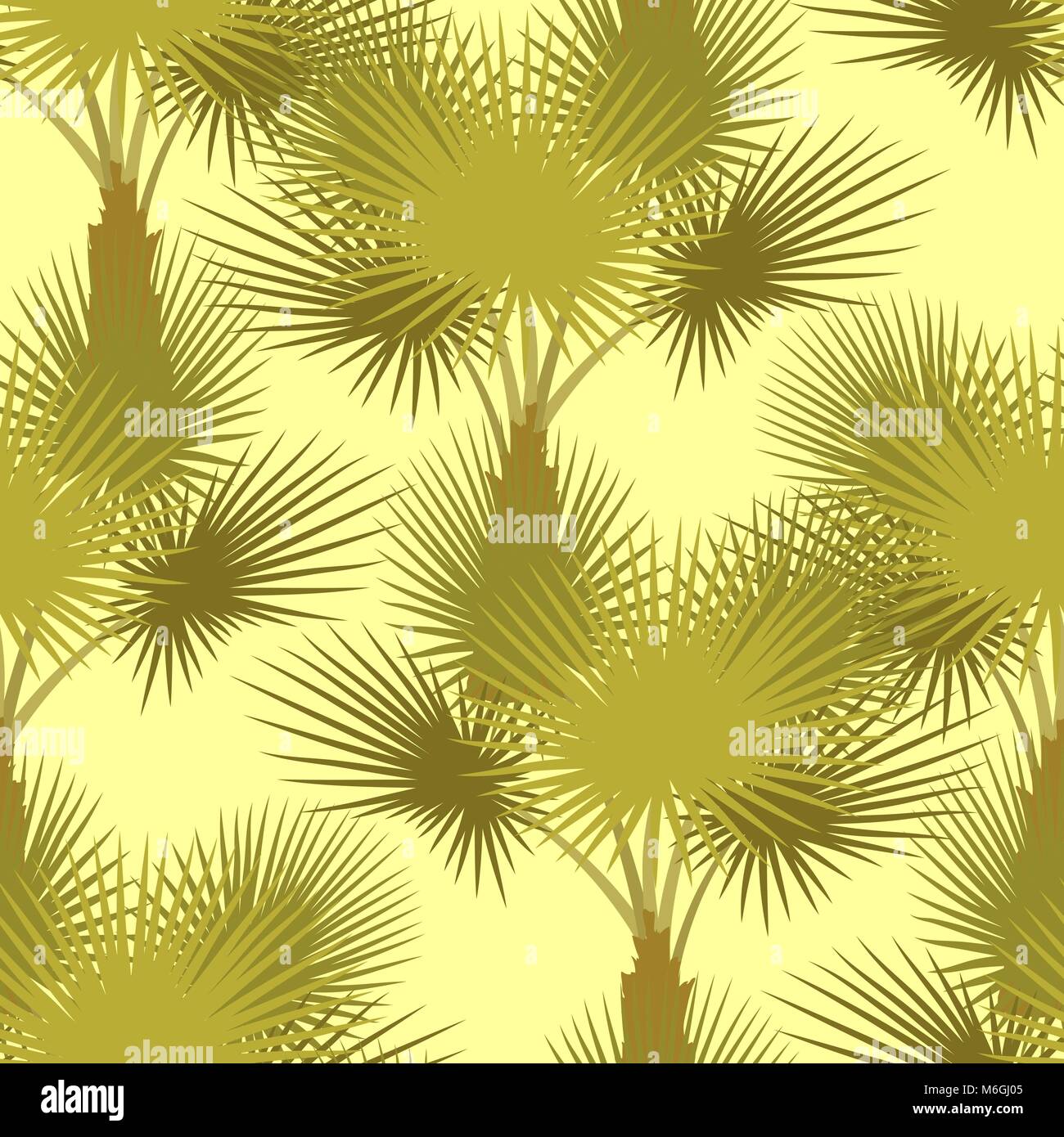 Palm tree illustration fabric tile hi-res stock photography and images ...