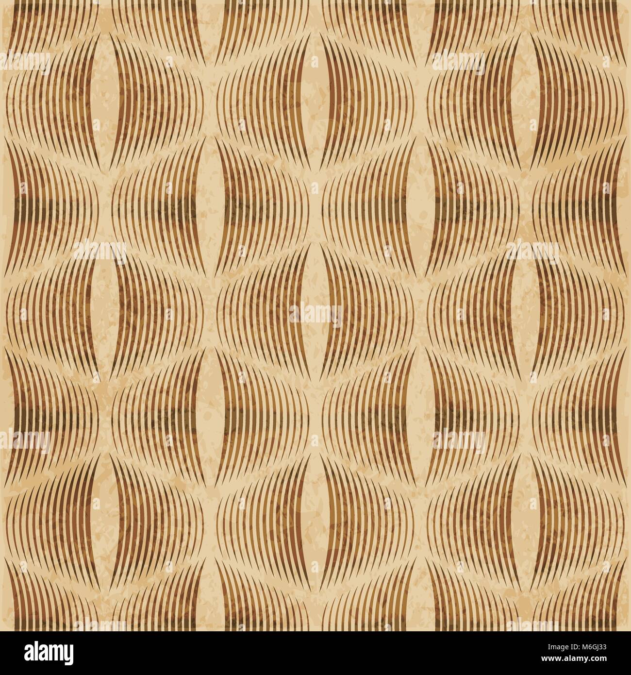 Retro brown watercolor texture grunge seamless background curve line ...