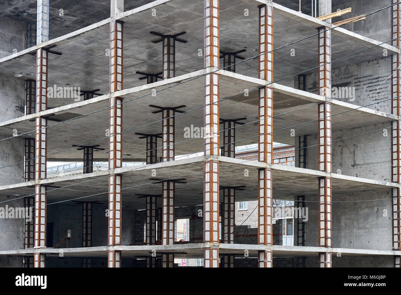 Reinforced concrete frame structure hi-res stock photography and images - Alamy