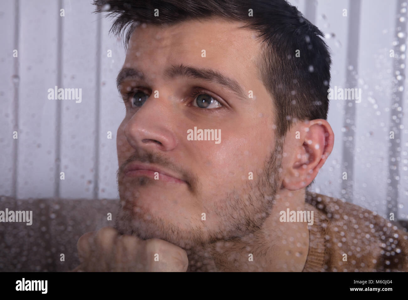 Contemplating pose hi-res stock photography and images - Alamy