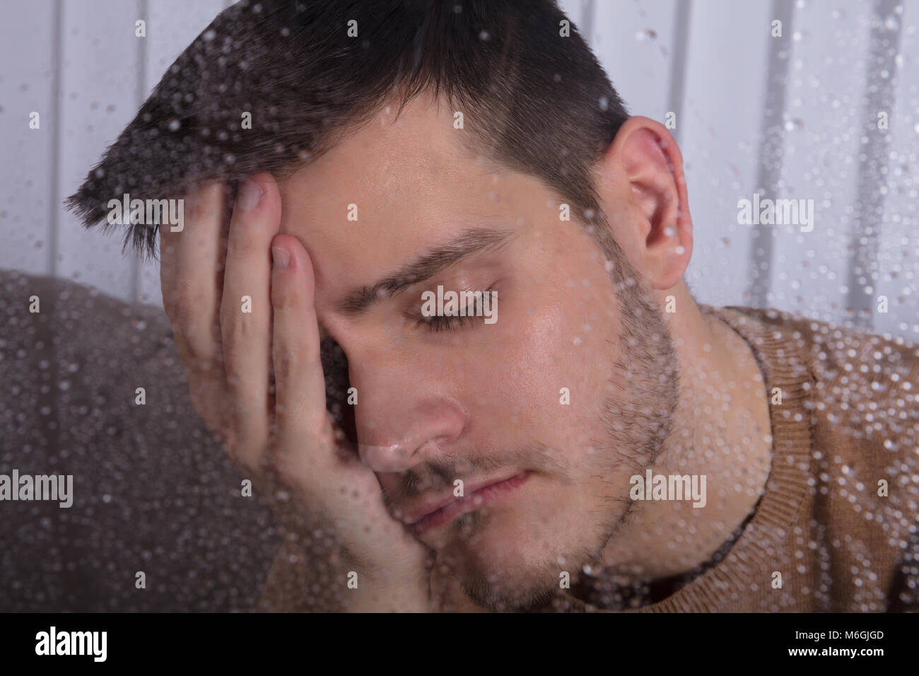 Contemplating pose hi-res stock photography and images - Alamy
