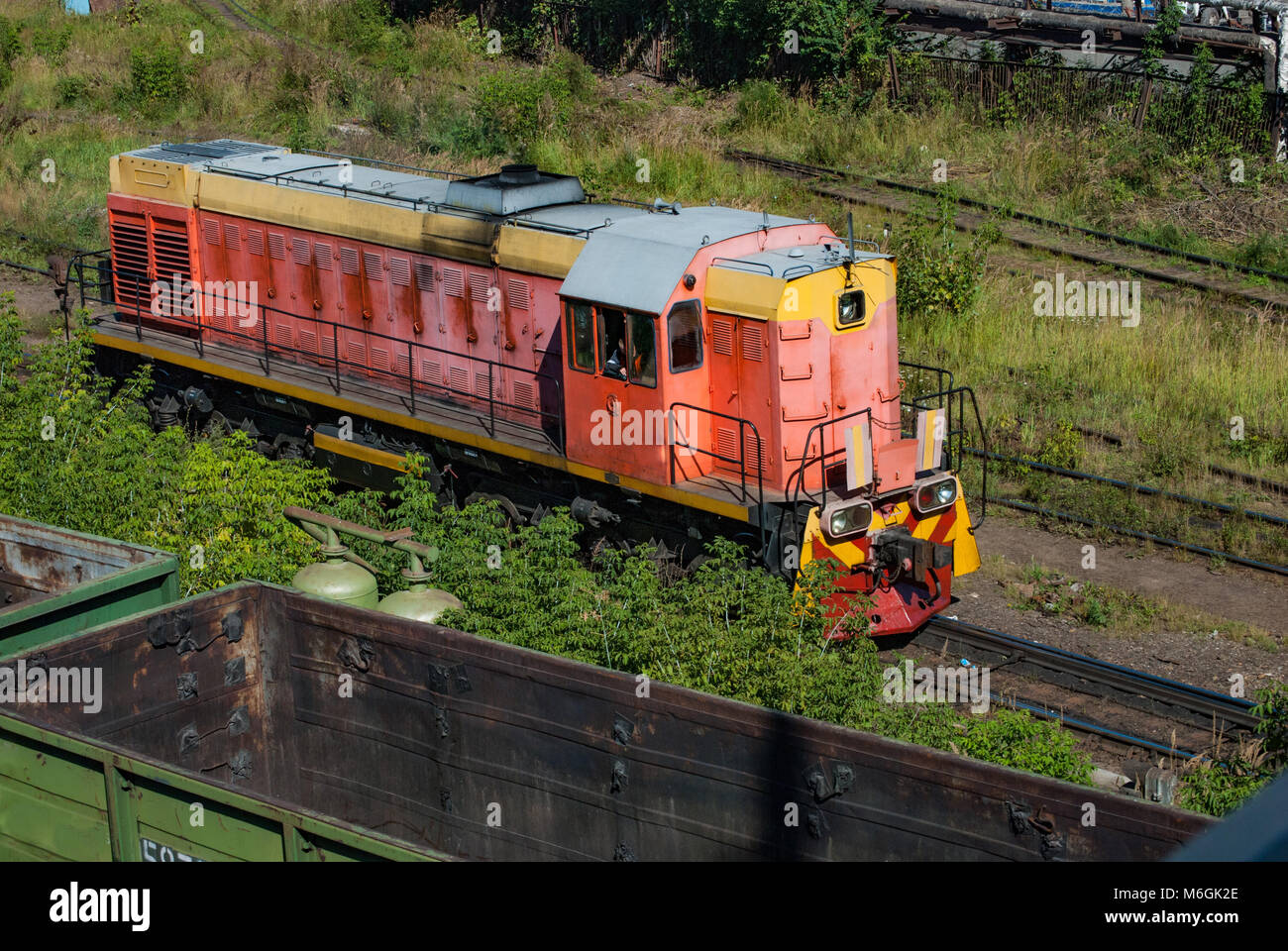 Freight train composition hi-res stock photography and images - Alamy