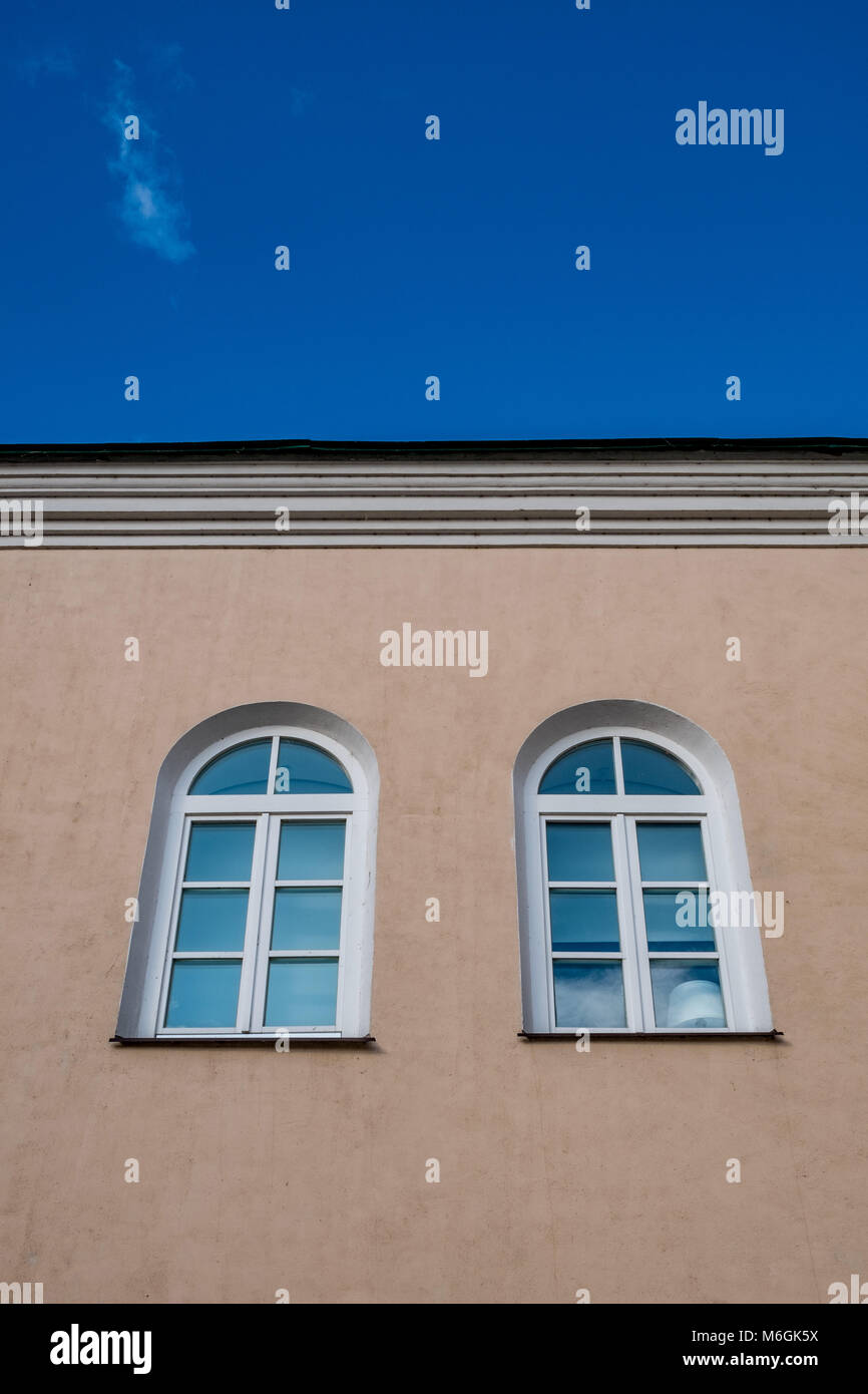 Residential facade arched windows hi-res stock photography and images ...