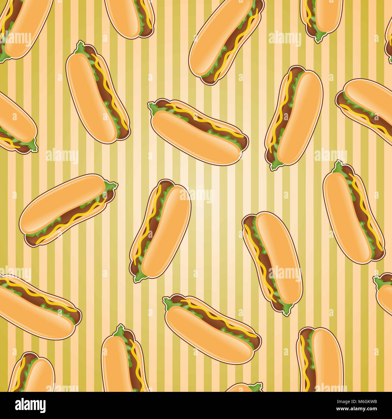 Fast food seamless pattern background Stock Vector Image & Art - Alamy