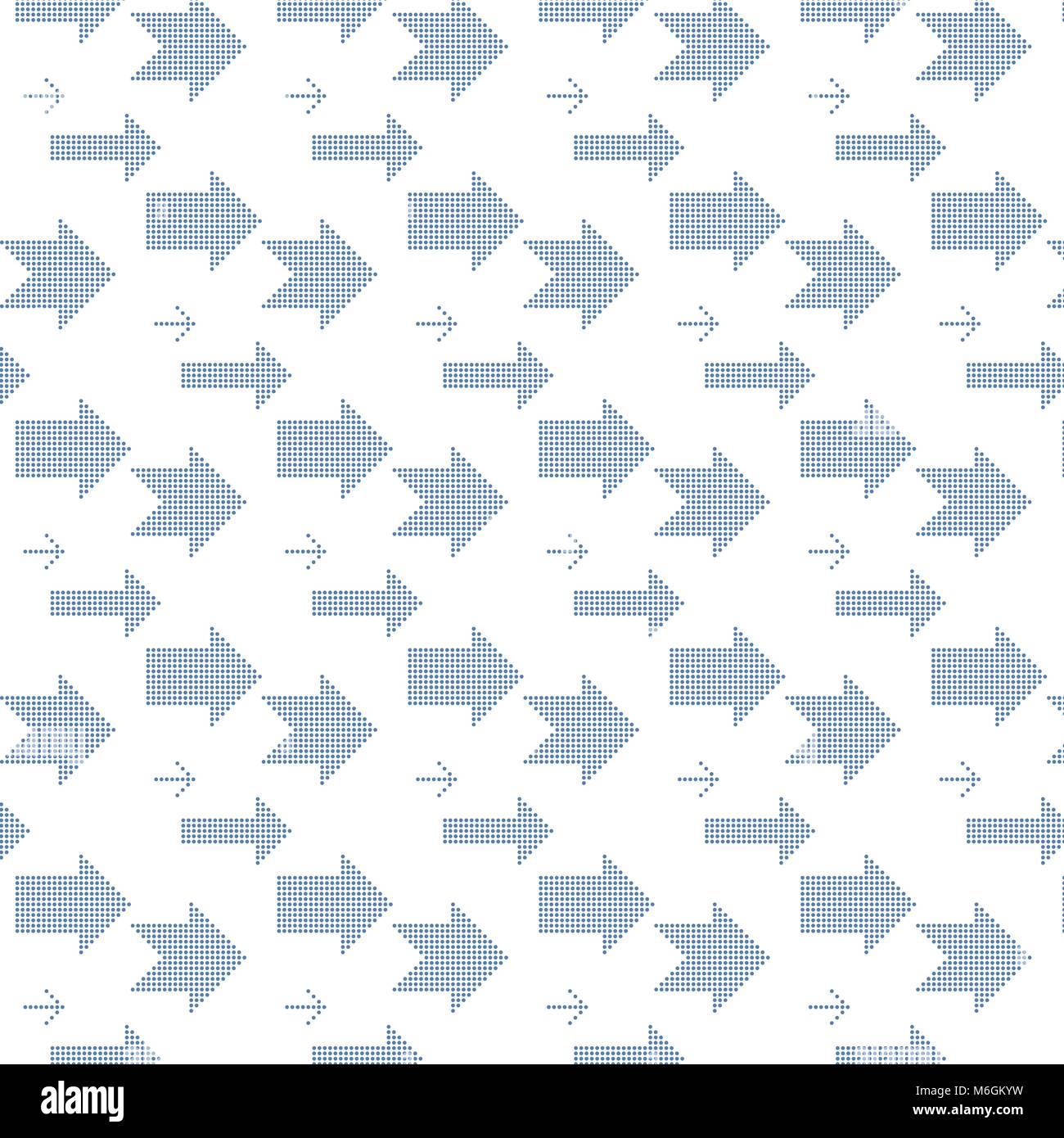 Dotted Arrow pattern for your design. Seamless vector Stock Vector ...